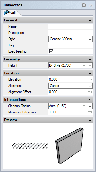 Wall | VisualARQ help